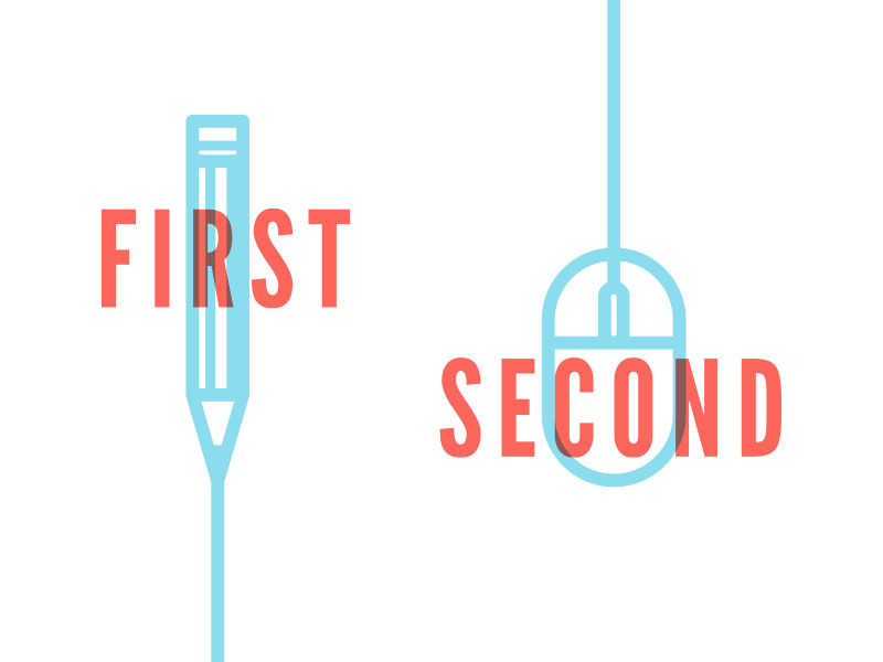 First - Second by Dirk Uhlenbrock on Dribbble