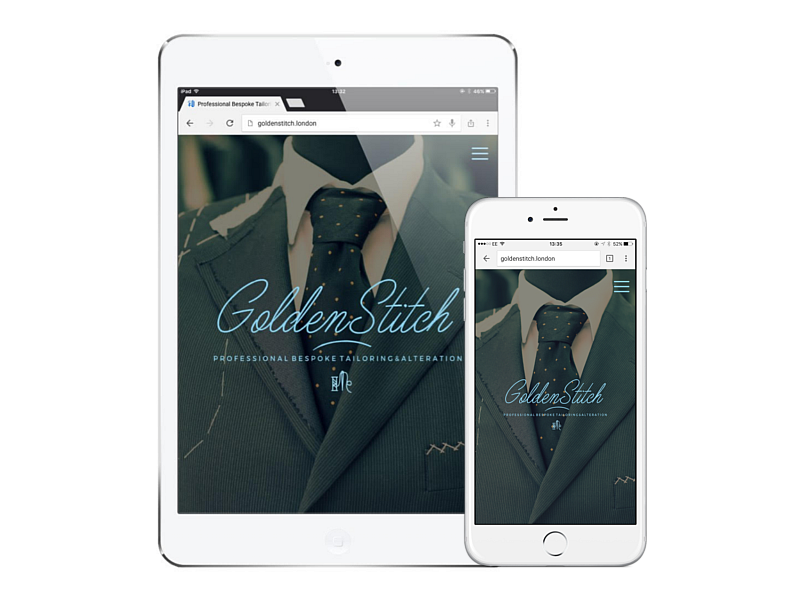 Golden Stitch Website by Today Design on Dribbble
