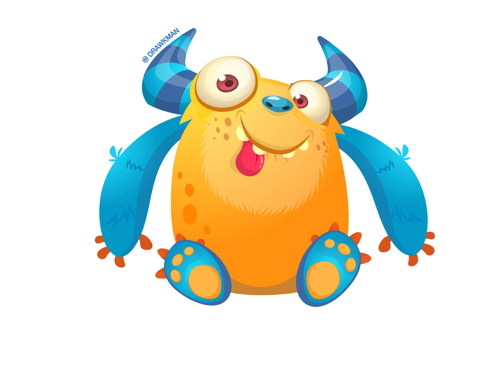 | d r a w k | - cartoon monster design by DRAWKMAN on Dribbble