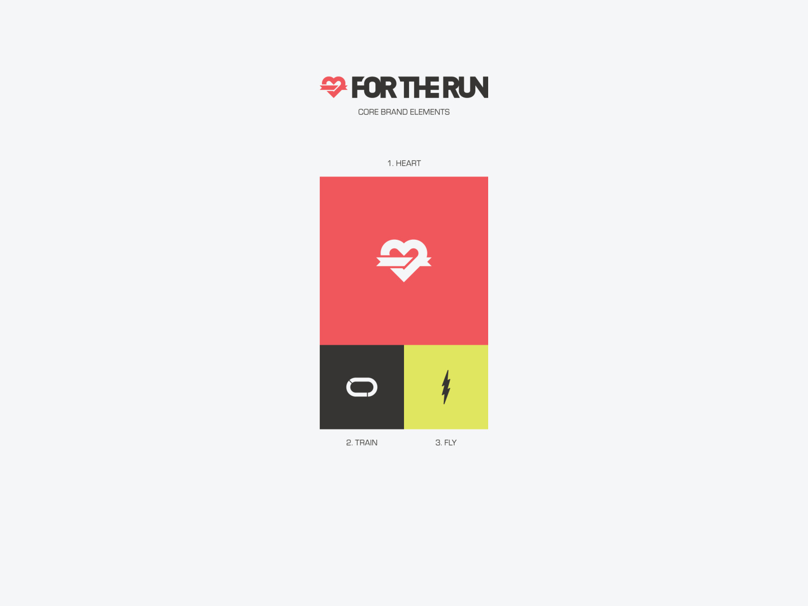 For the Run - Heart. Train. Fly. by For the Run on Dribbble