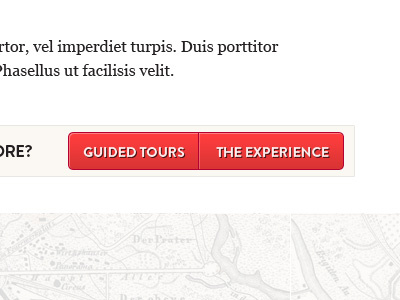 Red double button by Adam Kiss on Dribbble