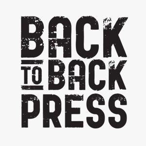 Back To Back Press Logo by Chris Hood on Dribbble