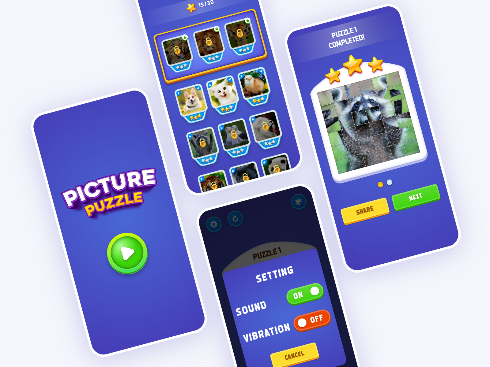 Picture Puzzle by Kmphitech LLP on Dribbble