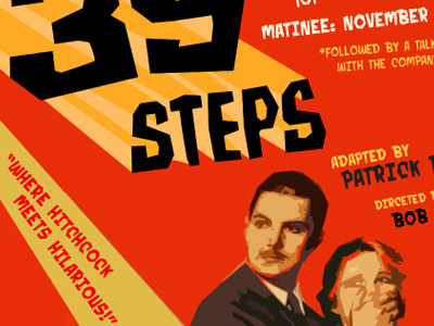 39 Steps Poster by Michael P Grimm on Dribbble