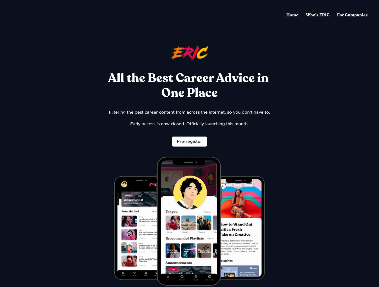 Eric Festival | Squarespace Web Design by Sam Crawford on Dribbble