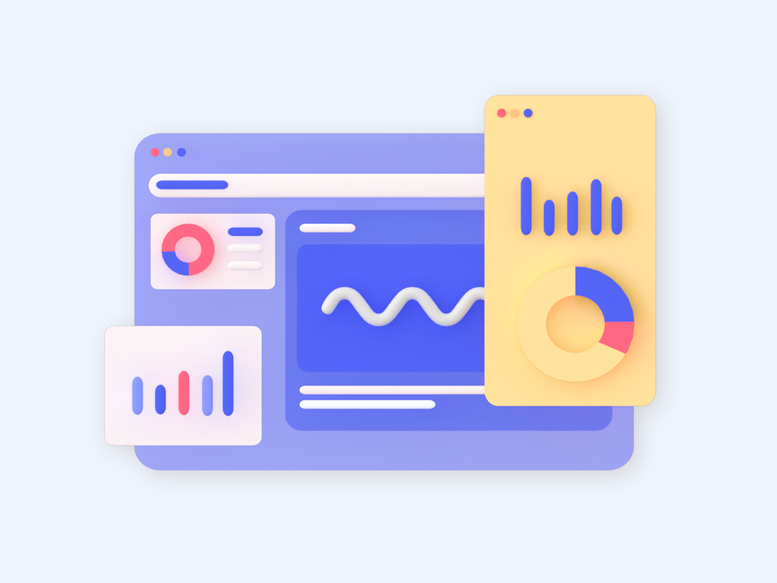 Data 3D illustration by make it wow on Dribbble