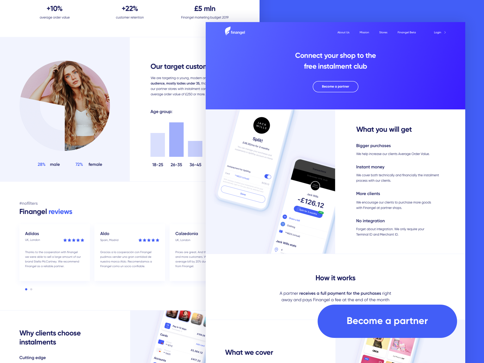 Partners page by make it wow on Dribbble