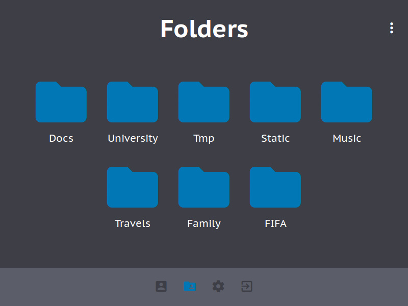 Folders Grid by Cristhofer Andana Alcaino on Dribbble