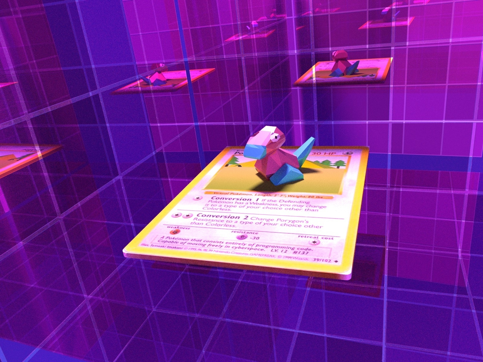 porygon - trick room by Samuel Flax on Dribbble