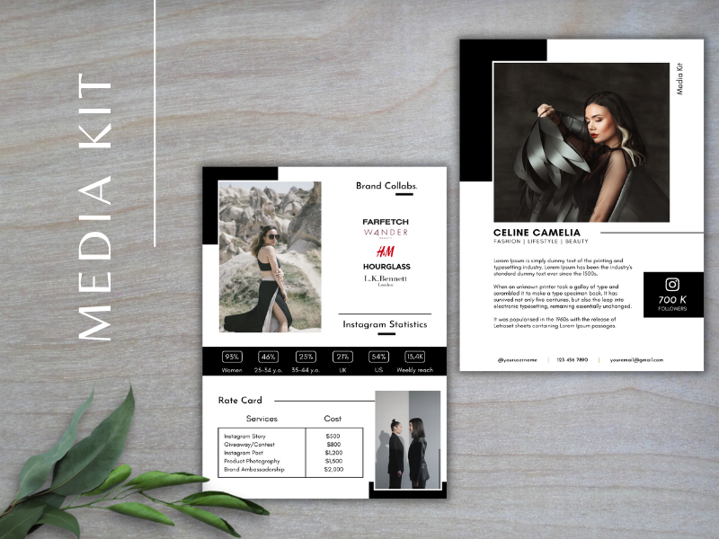 Kit Media - Influencer by Ana Marlina on Dribbble