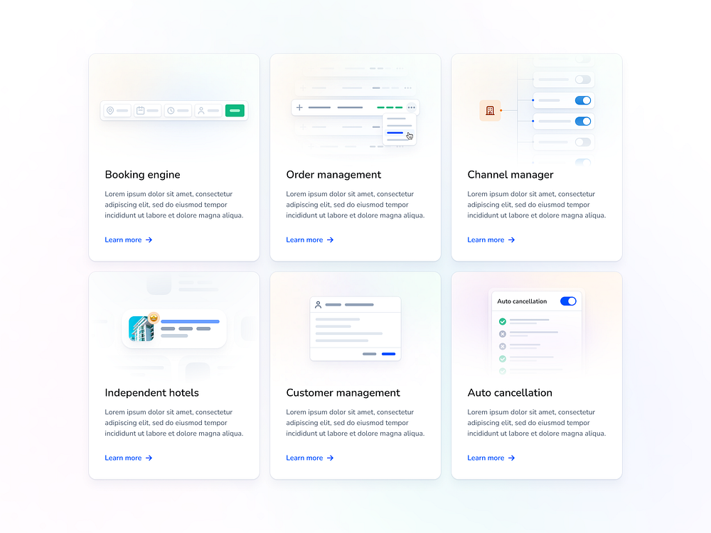 🌁 Link cards by Jussi Virtanen on Dribbble