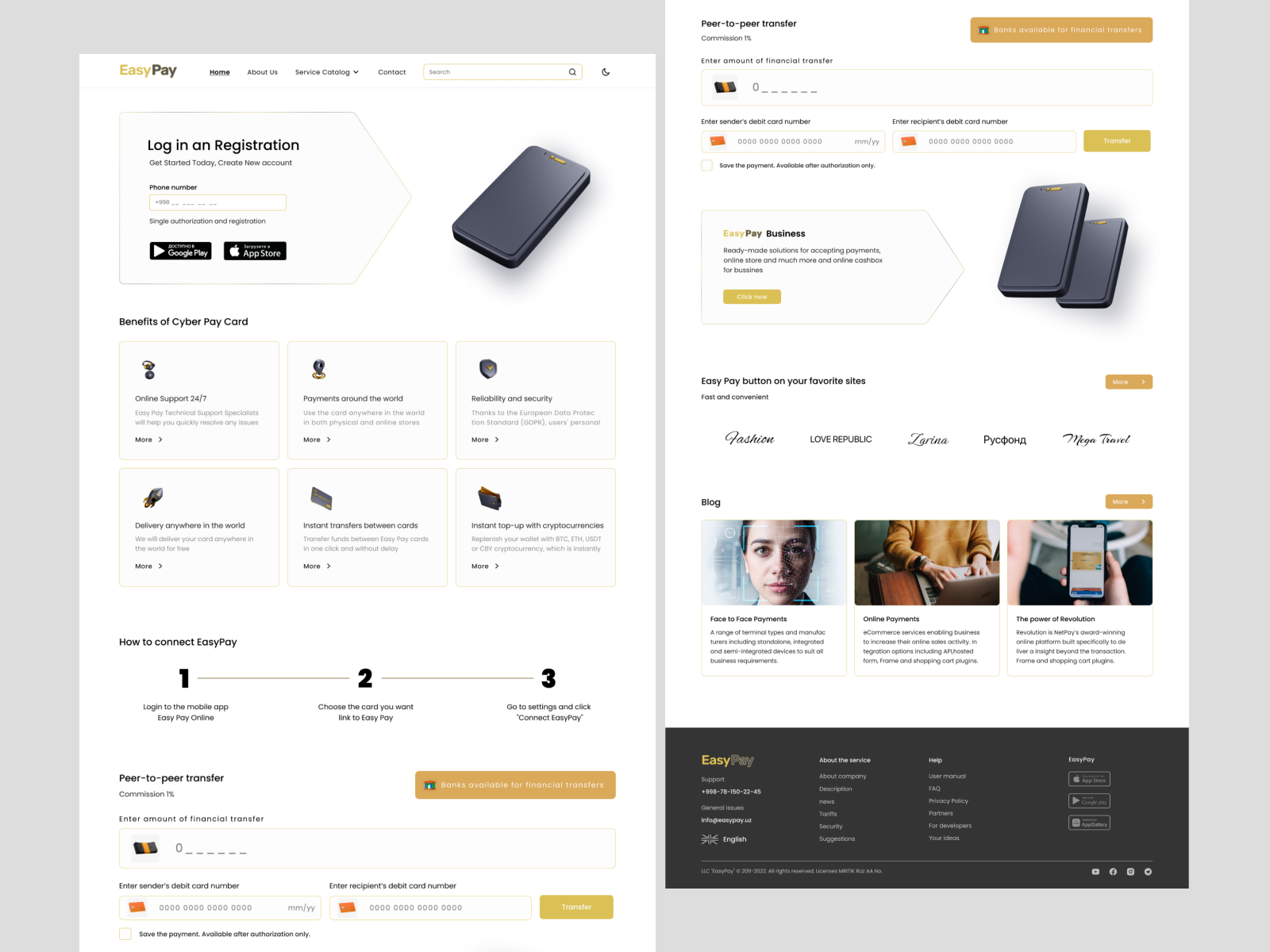 EasyPay-Product design of payment by Nelya on Dribbble