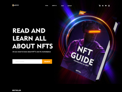 NFT Online Bookstore by C.T. Ekine on Dribbble
