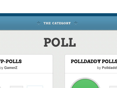 Poll - section by Sander Jansma on Dribbble