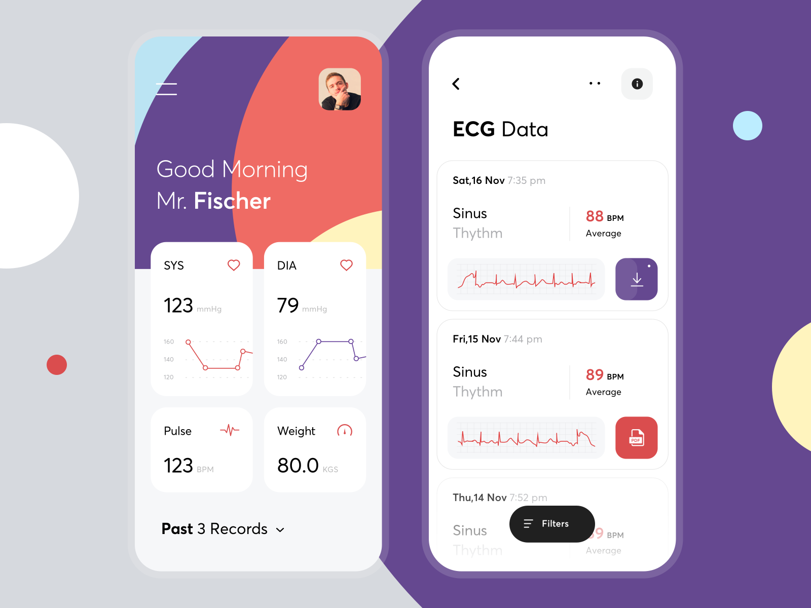 Smart Blood Pressure App By Anton Mihalcov For Awsmd On Dribbble Smart Blood Pressure App By Anton Mihalcov For Awsmd On Dribbble