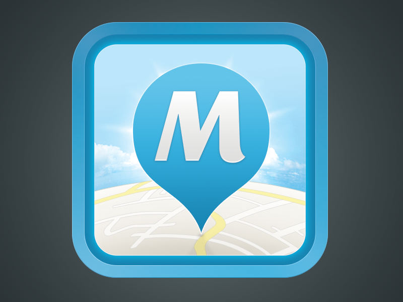 "M" App icon by Fredrik Jansson on Dribbble