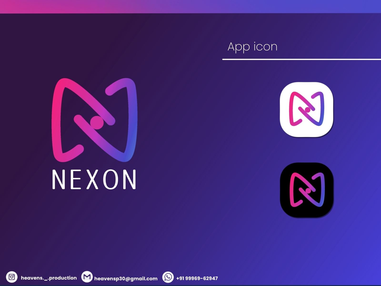 N lettre LOGO 'NEXON' by Heavens Production on Dribbble