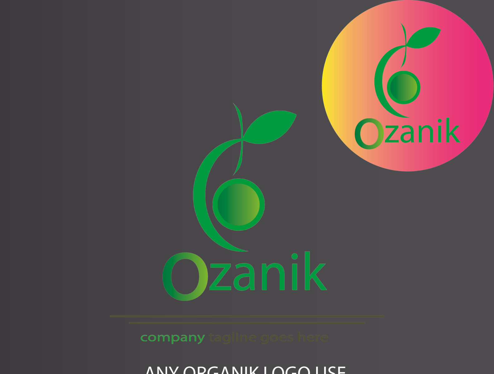 organik logo by Limondesigner on Dribbble