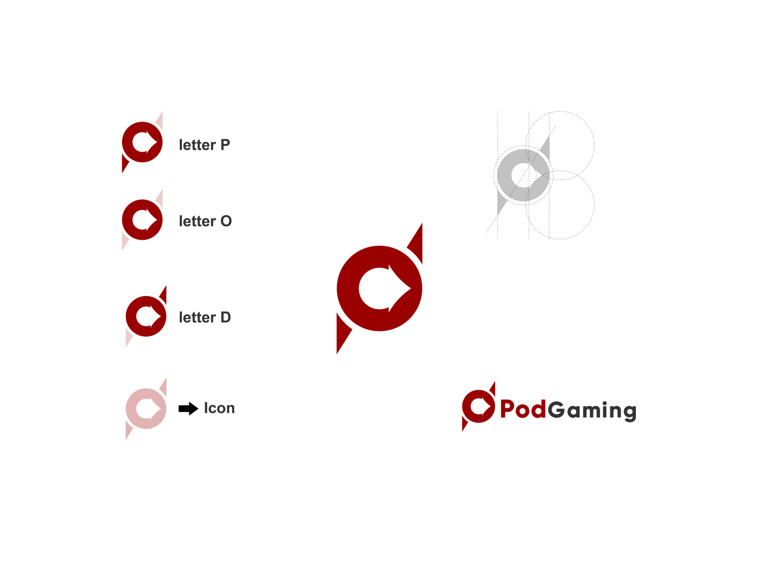 Logo PodGaming by Saintstudio on Dribbble