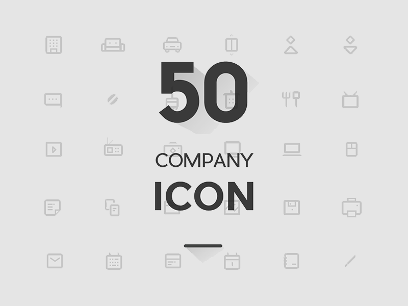 Company Icon Set by MarketMe on Dribbble