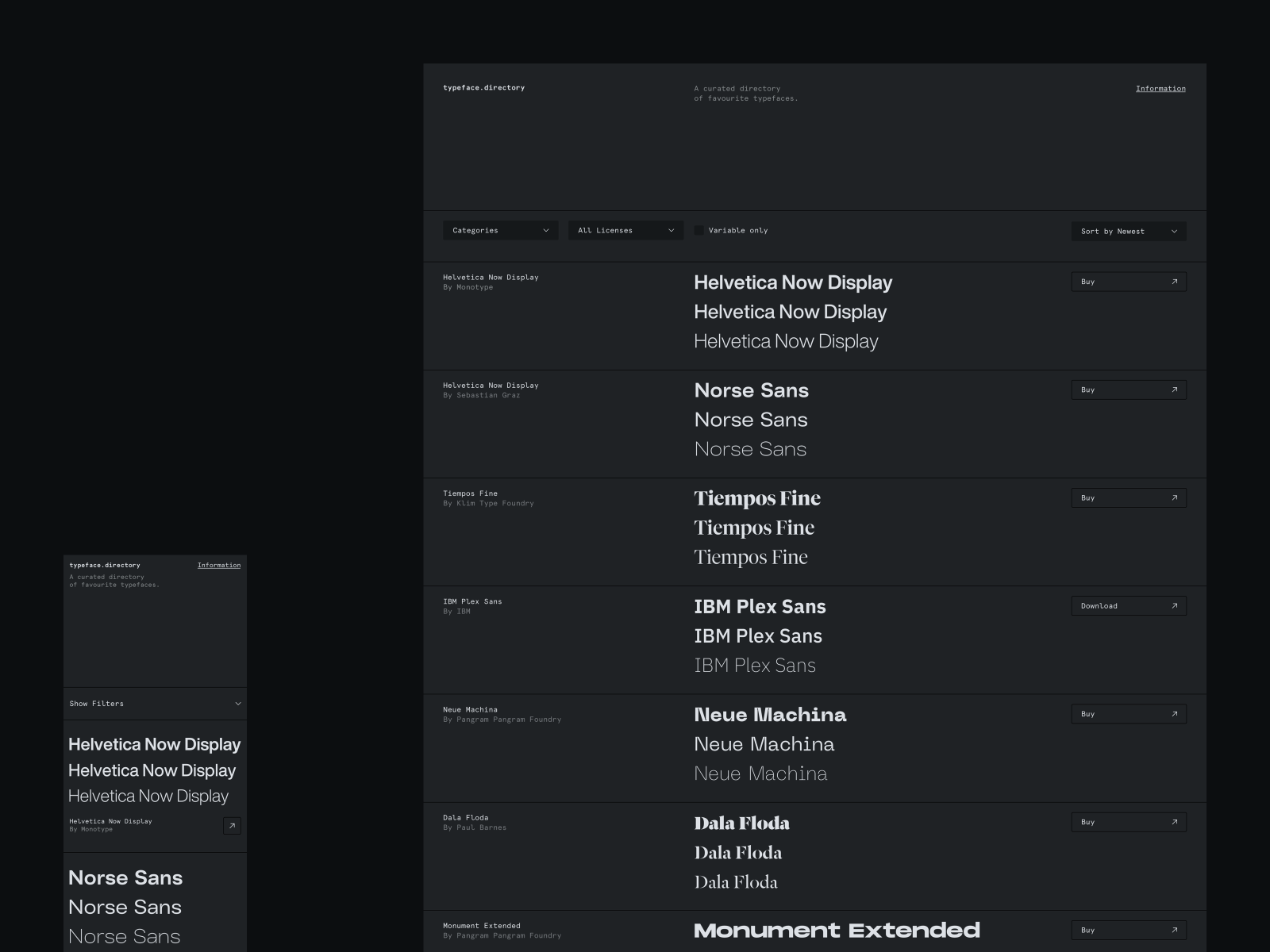 Dribbble Typeface directory Index png By Jason Reynolds