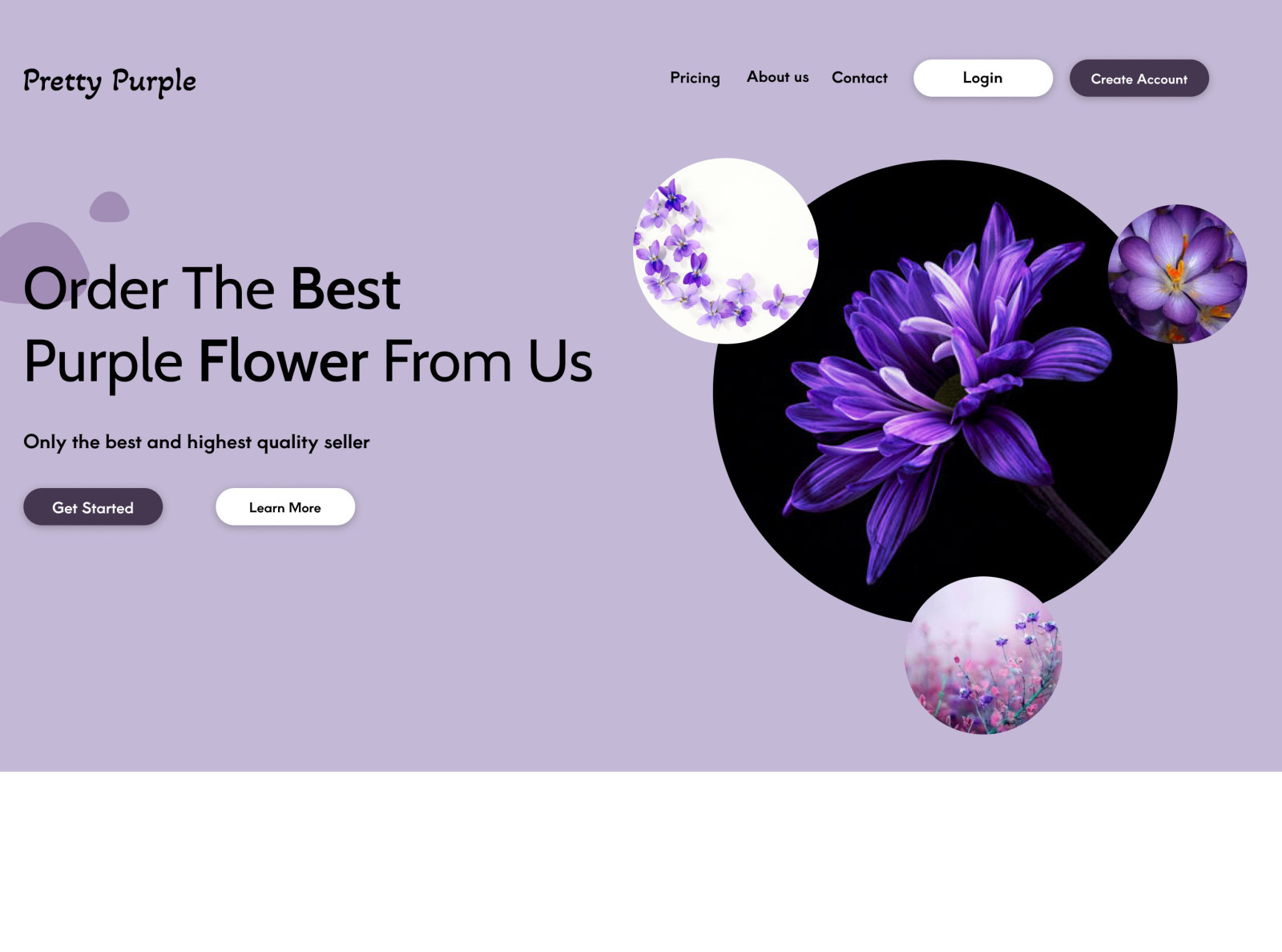 Landing page UI by Pranoti kamble on Dribbble