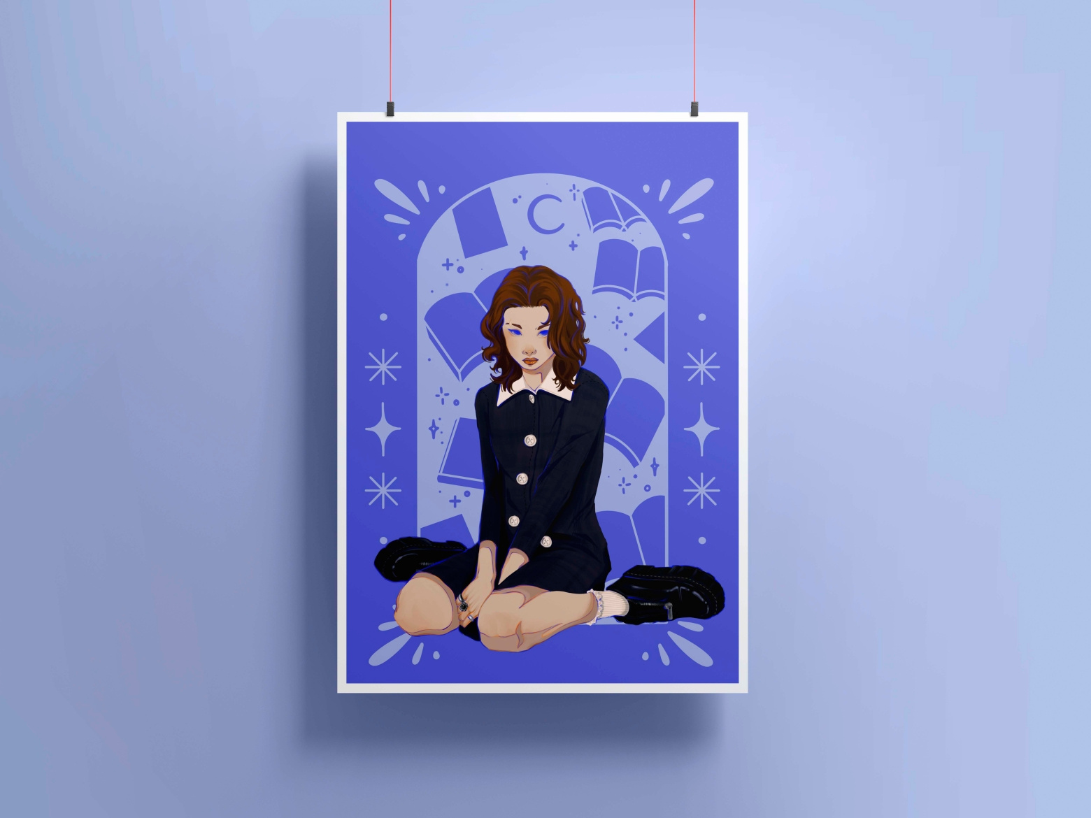 Bookworm by Clémence Louis on Dribbble