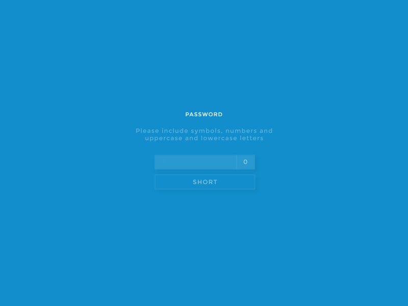 Password Strength by Mariya Yukhimenko on Dribbble