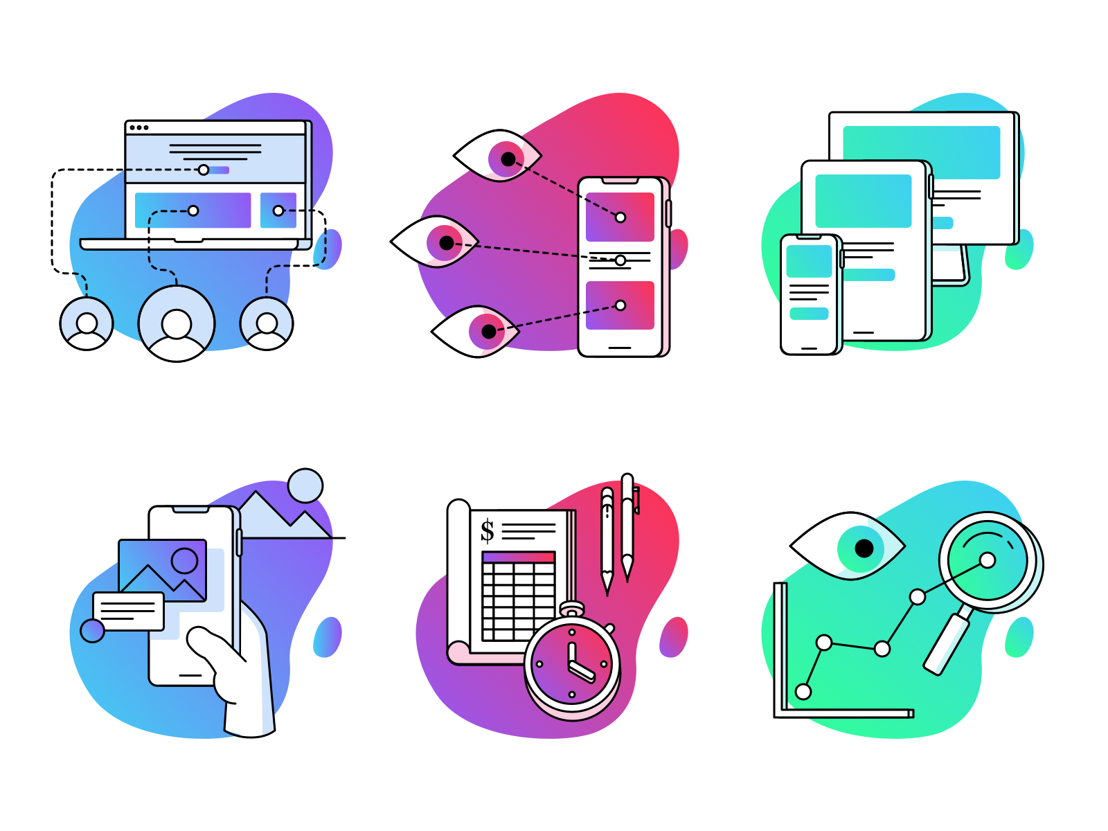 Whitelabel Landing Pages — Icons by Trace Palmatier on Dribbble