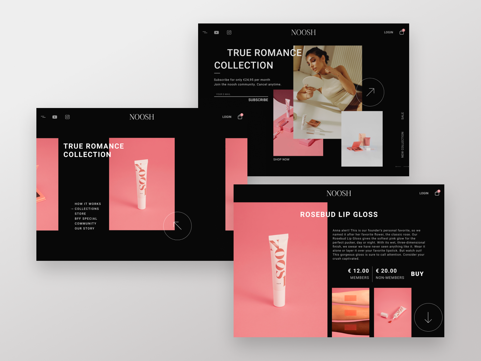 NOOSH Design by Alina Svistunova on Dribbble