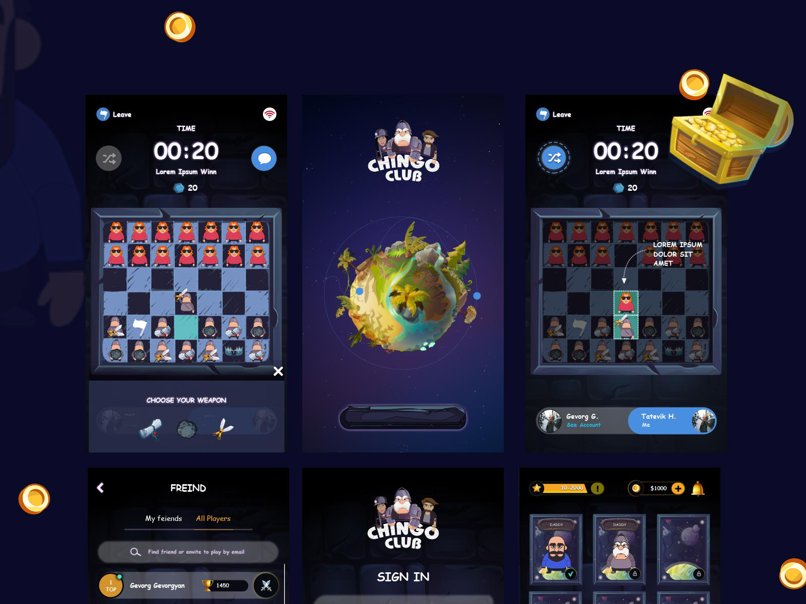 Chingo Club by WoWMoon on Dribbble