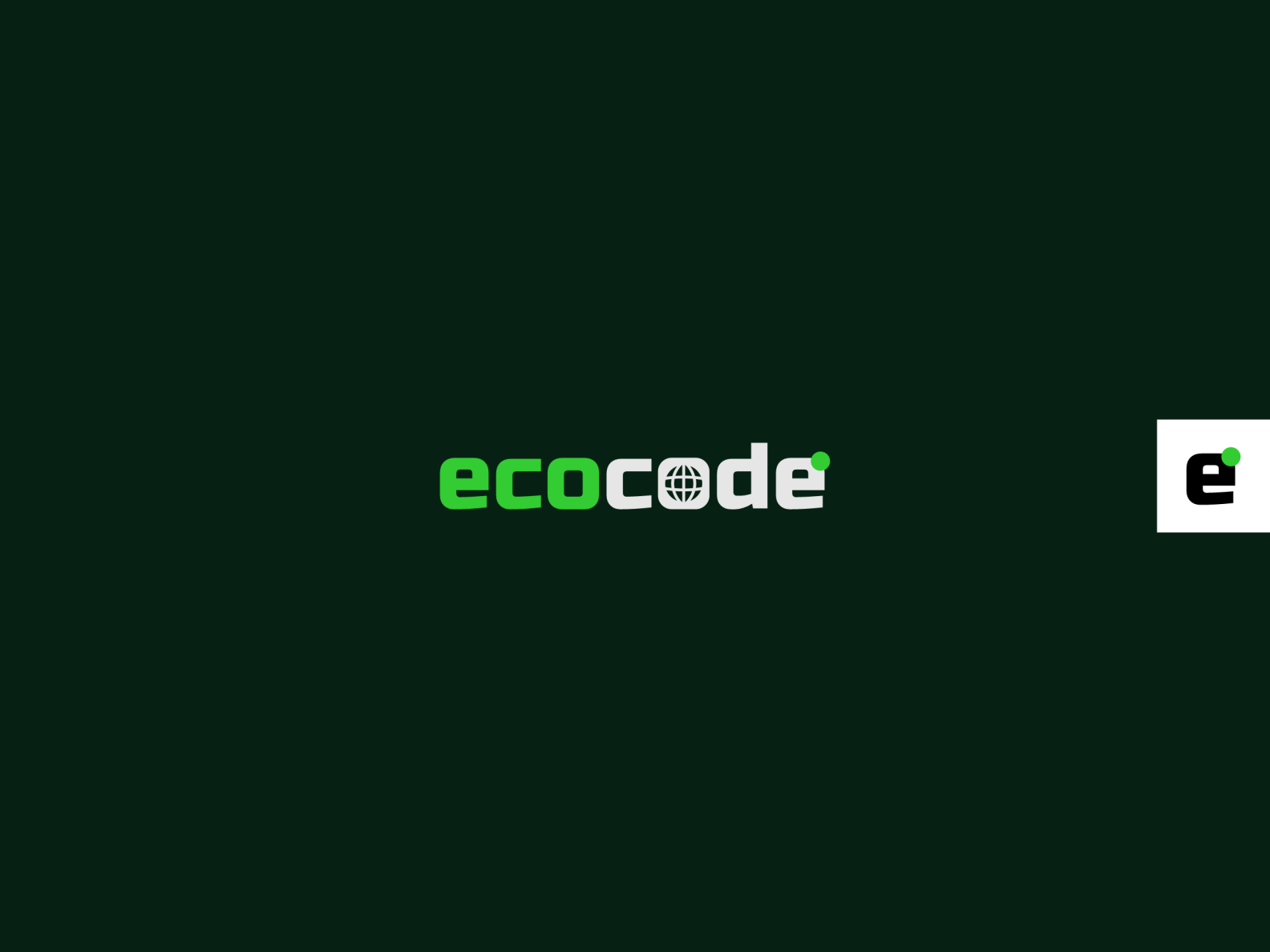 Wordmark | Ecocode Logo Design by Raghu Sharma on Dribbble