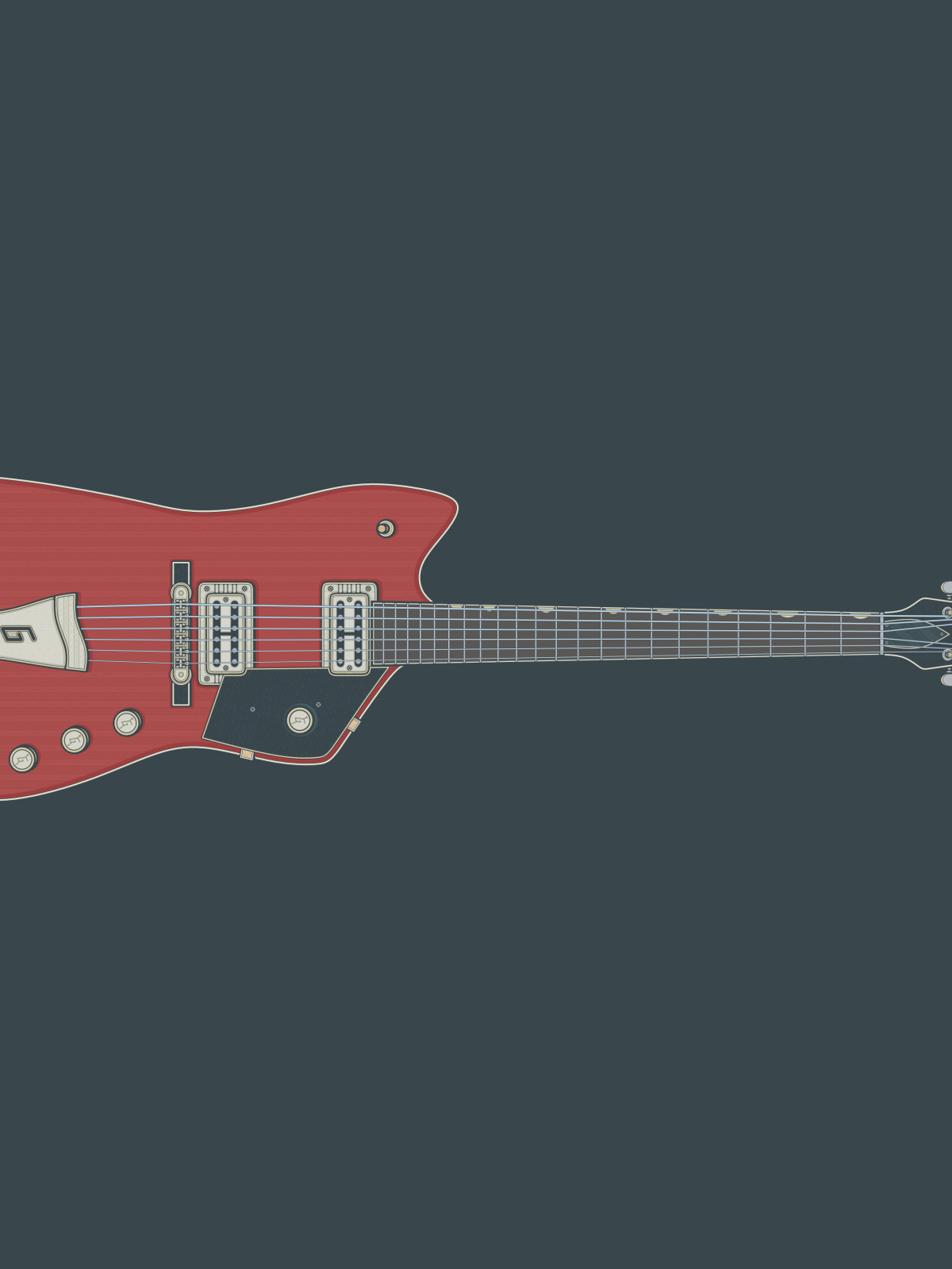 Gretsch G6199 Billy Bo Jupiter Thunderbird by Milhad on Dribbble