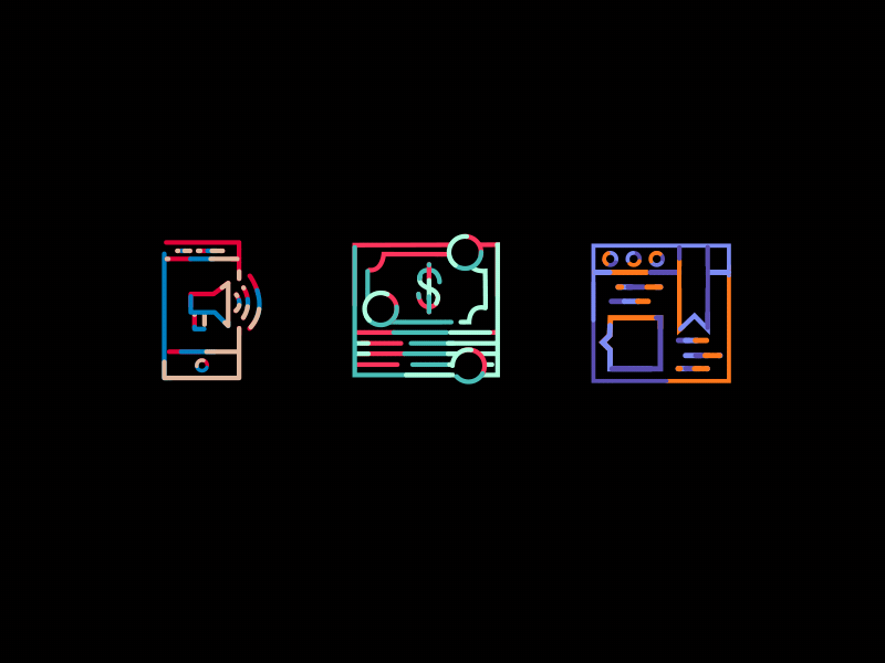 Marketing Icons by Mauricio Bucardo on Dribbble