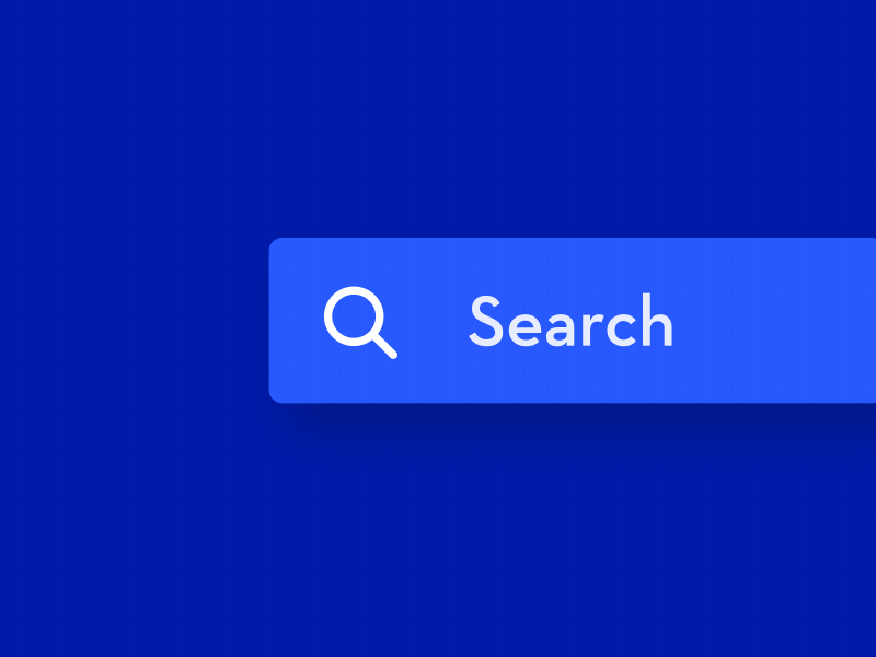 Search Interaction by Mauricio Bucardo on Dribbble