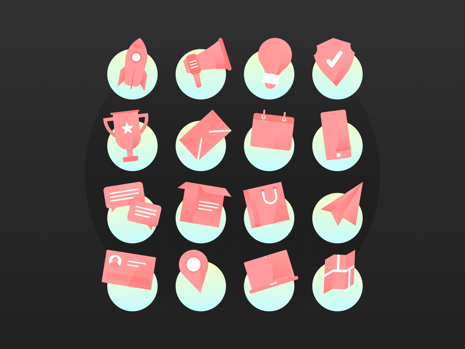 Mellow - Business Essential Icon Pack by Pupper on Dribbble