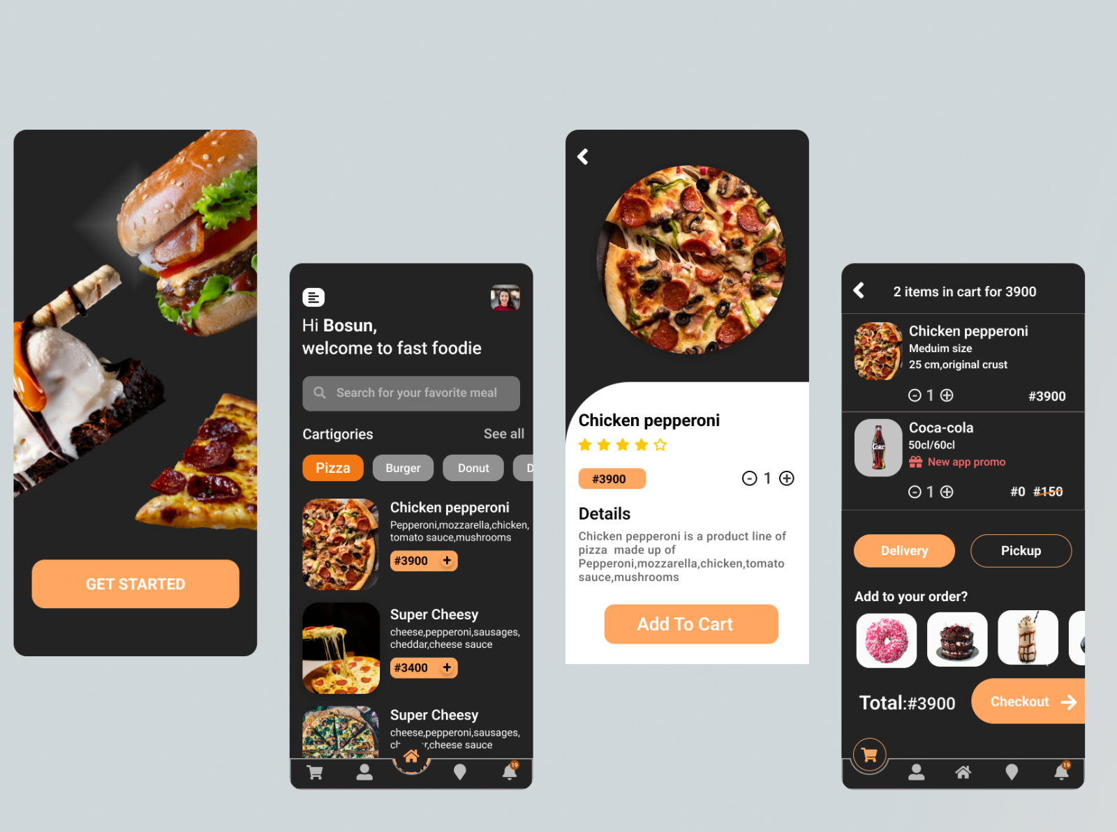 food app by Eniola Roy on Dribbble
