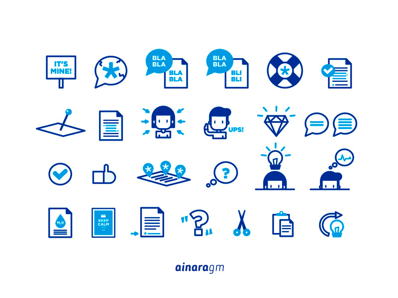 Pack Icons by Ainara GM on Dribbble
