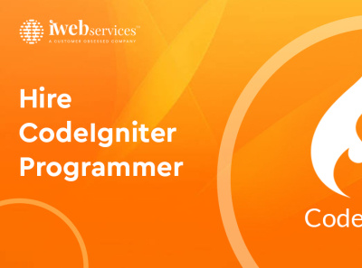 Hire CodeIgniter Programmers in USA - iWebServices by iWebServices on Dribbble