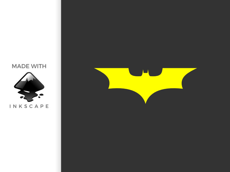 inkscape tutorial: making batman logos by baabullah hasan on Dribbble