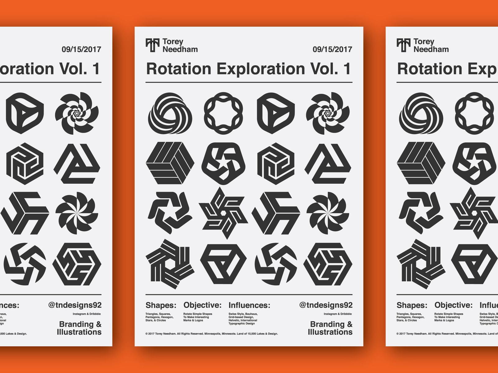 Rotation Exploration Vol. 1 Poster by Torey Needham on Dribbble