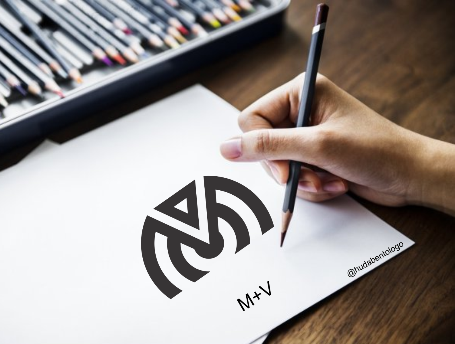 monogram logo by hudabento on Dribbble