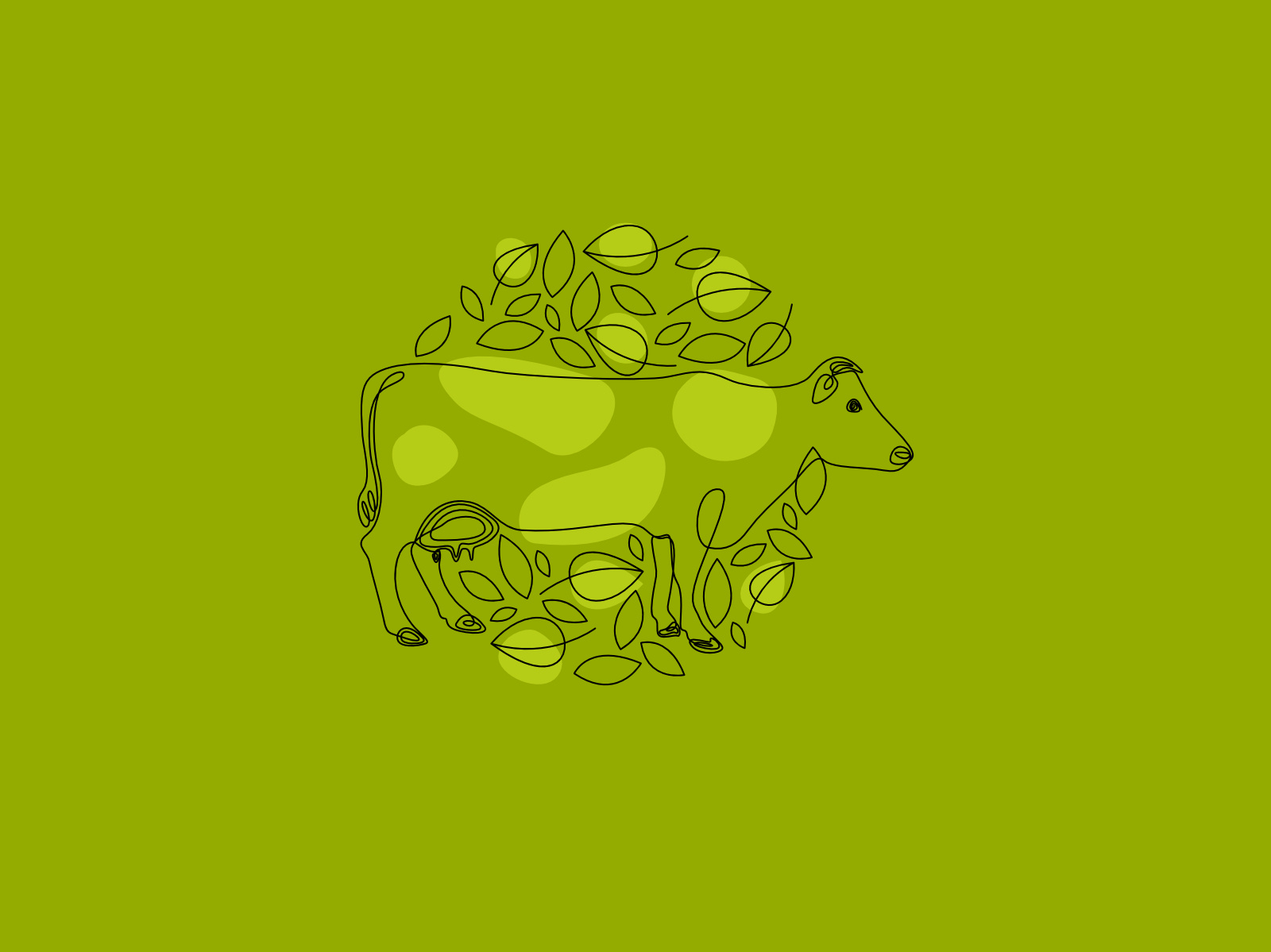 Eco cow by NataliiaKovalchuk on Dribbble