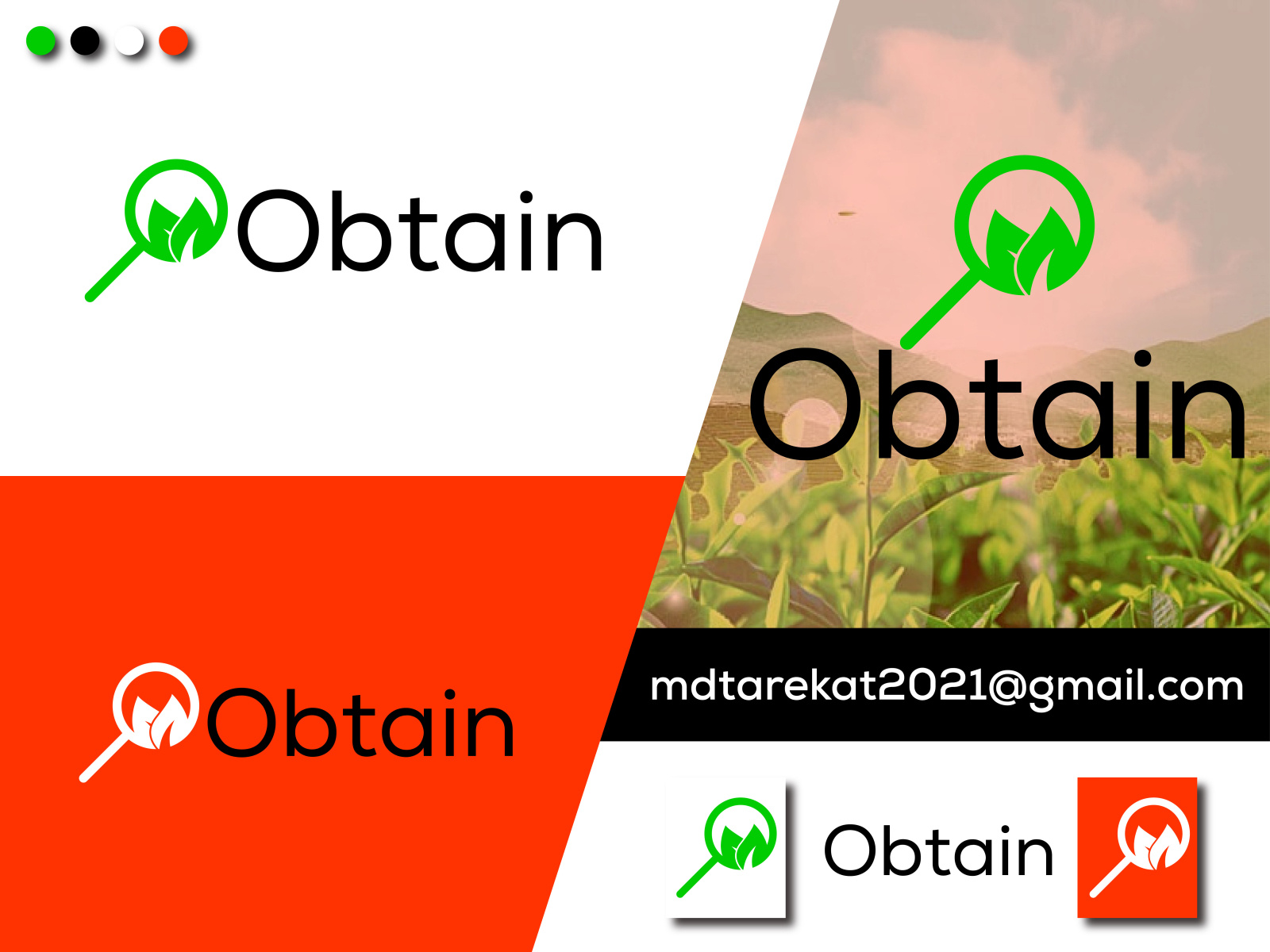 Logo design - Obtain - Unused by MD TAREK on Dribbble