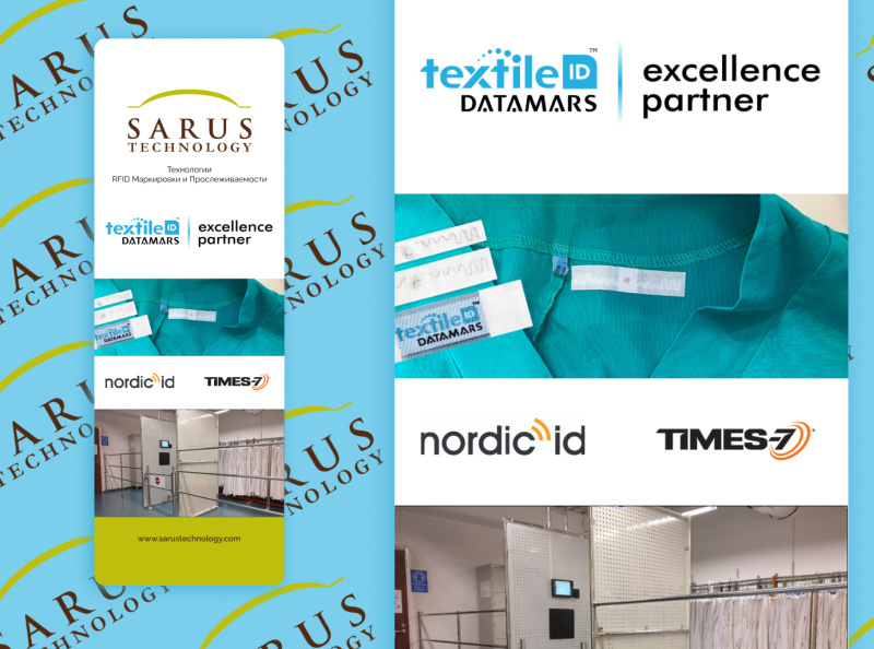 Sarus technology banner by Helen Krasilnikova on Dribbble