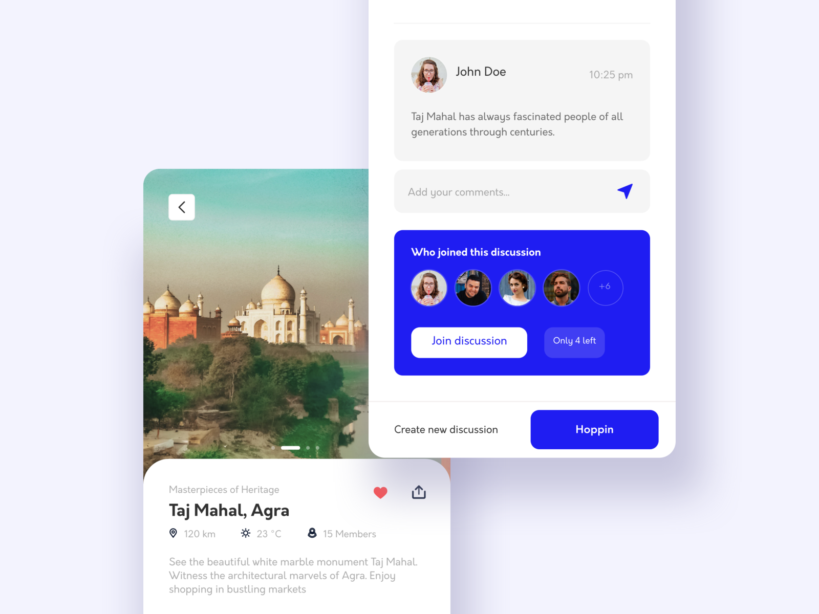 Place details screen by Shreyash Barot on Dribbble