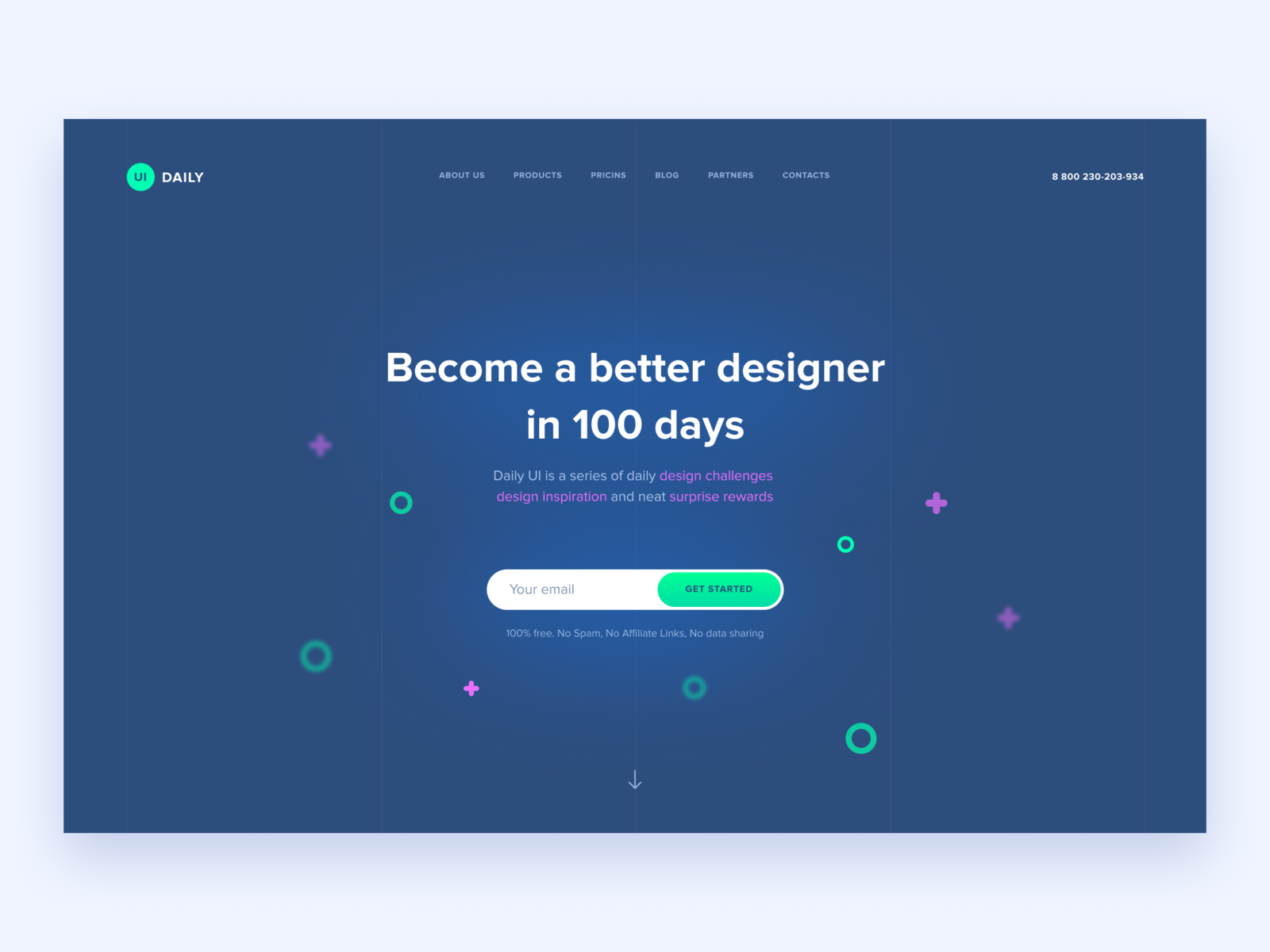 Daily UI Challenge #001 by Joe Blind on Dribbble