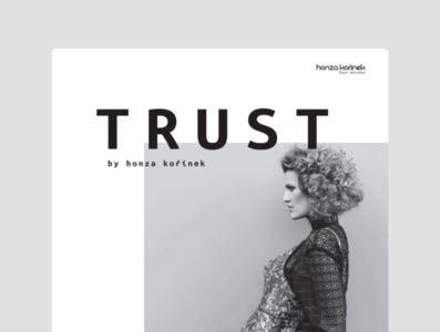 Advertising for Hair studio by Julie Kirchnerová on Dribbble