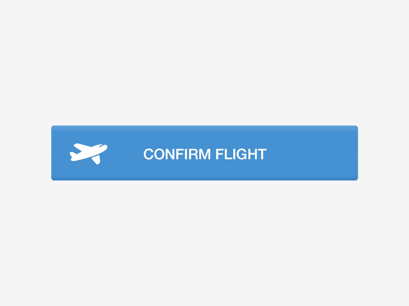 Animated Flight Button by Kyle McGahey on Dribbble