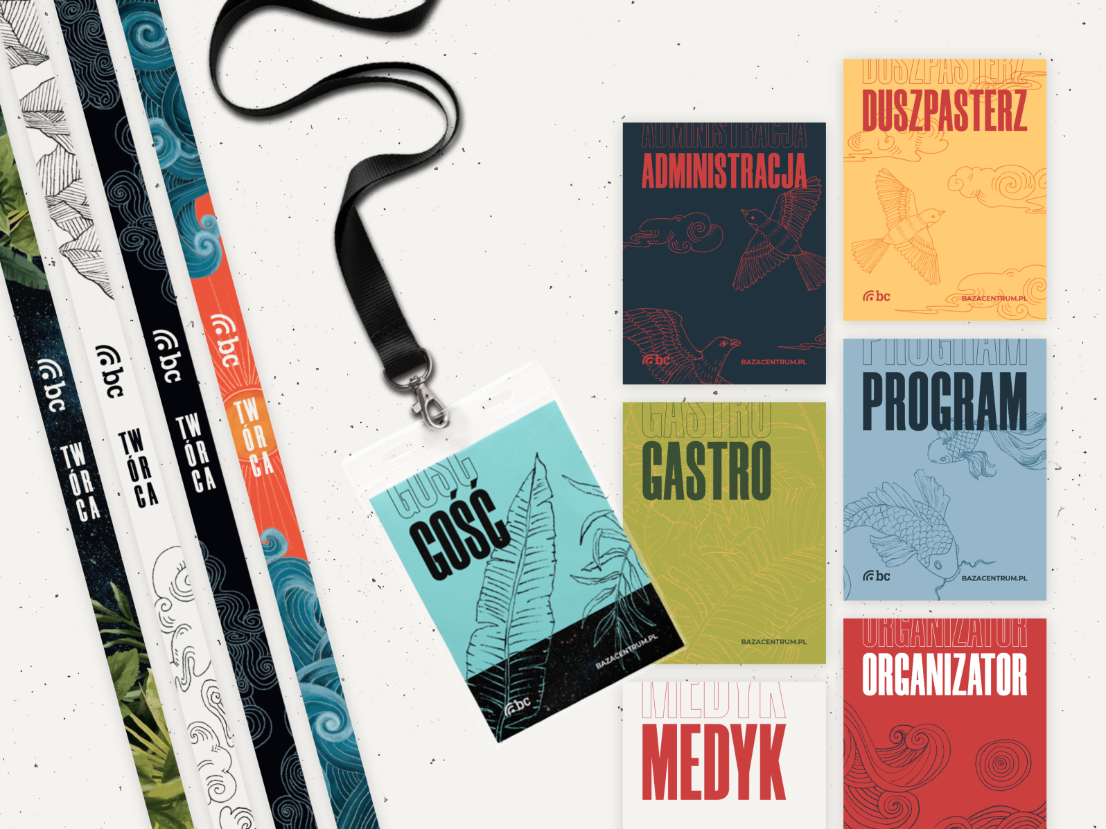 Conference IDs & event bands by Jakub Skafiriak on Dribbble